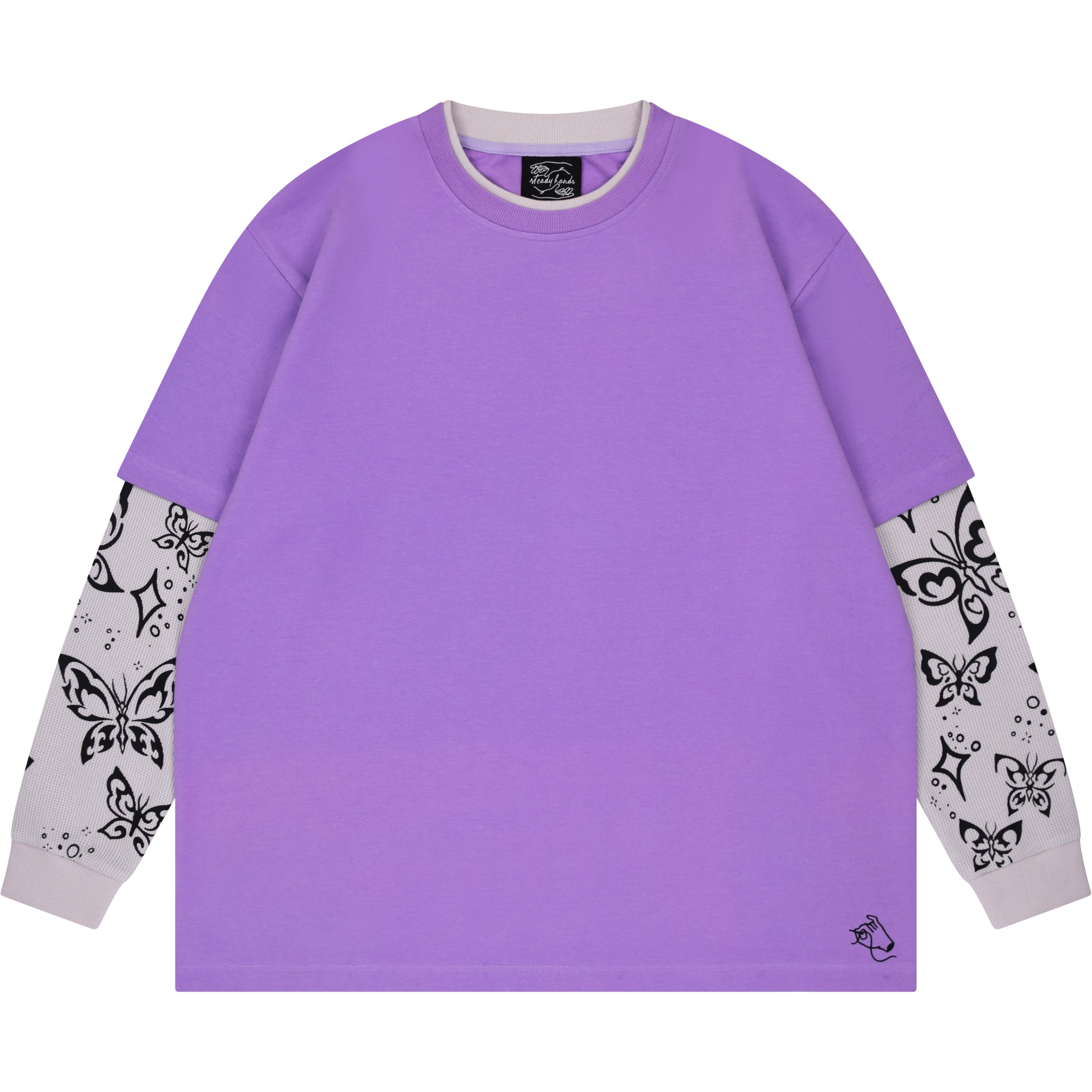 Butterfly Stick and Poke Long Sleeve – Steady Hands