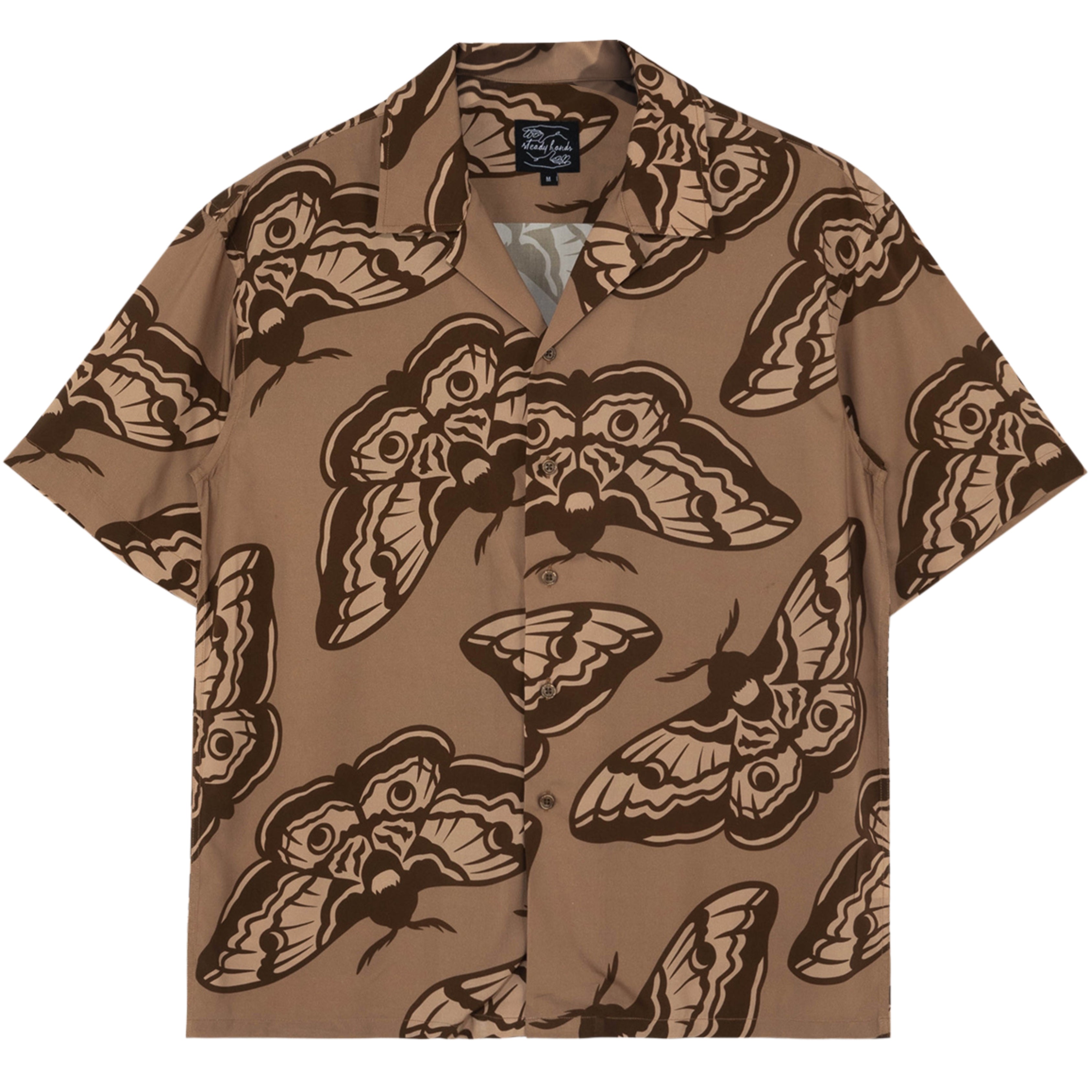 Giant Peacock Moth Button Up – Steady Hands