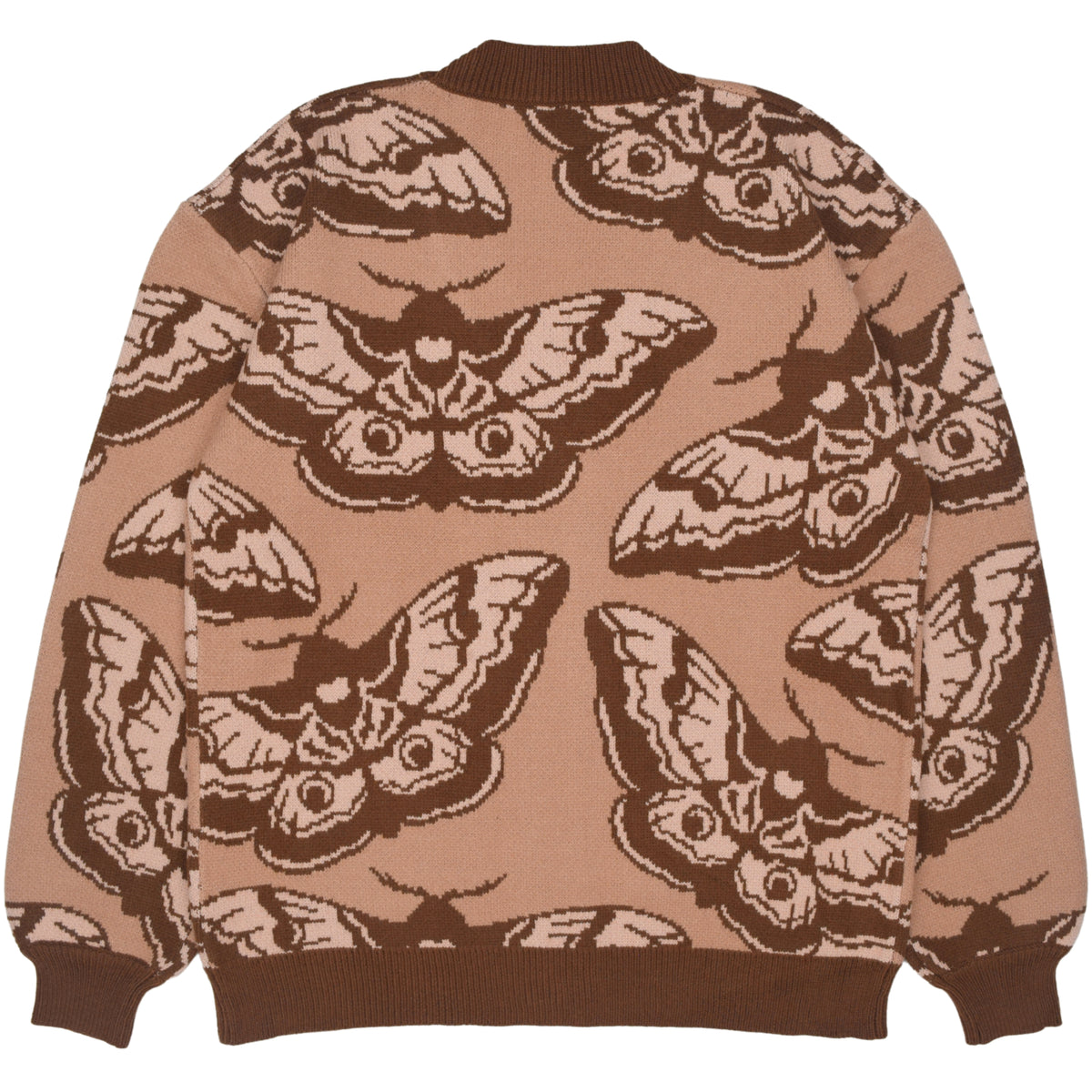 Giant Peacock Moth Cardigan – Steady Hands