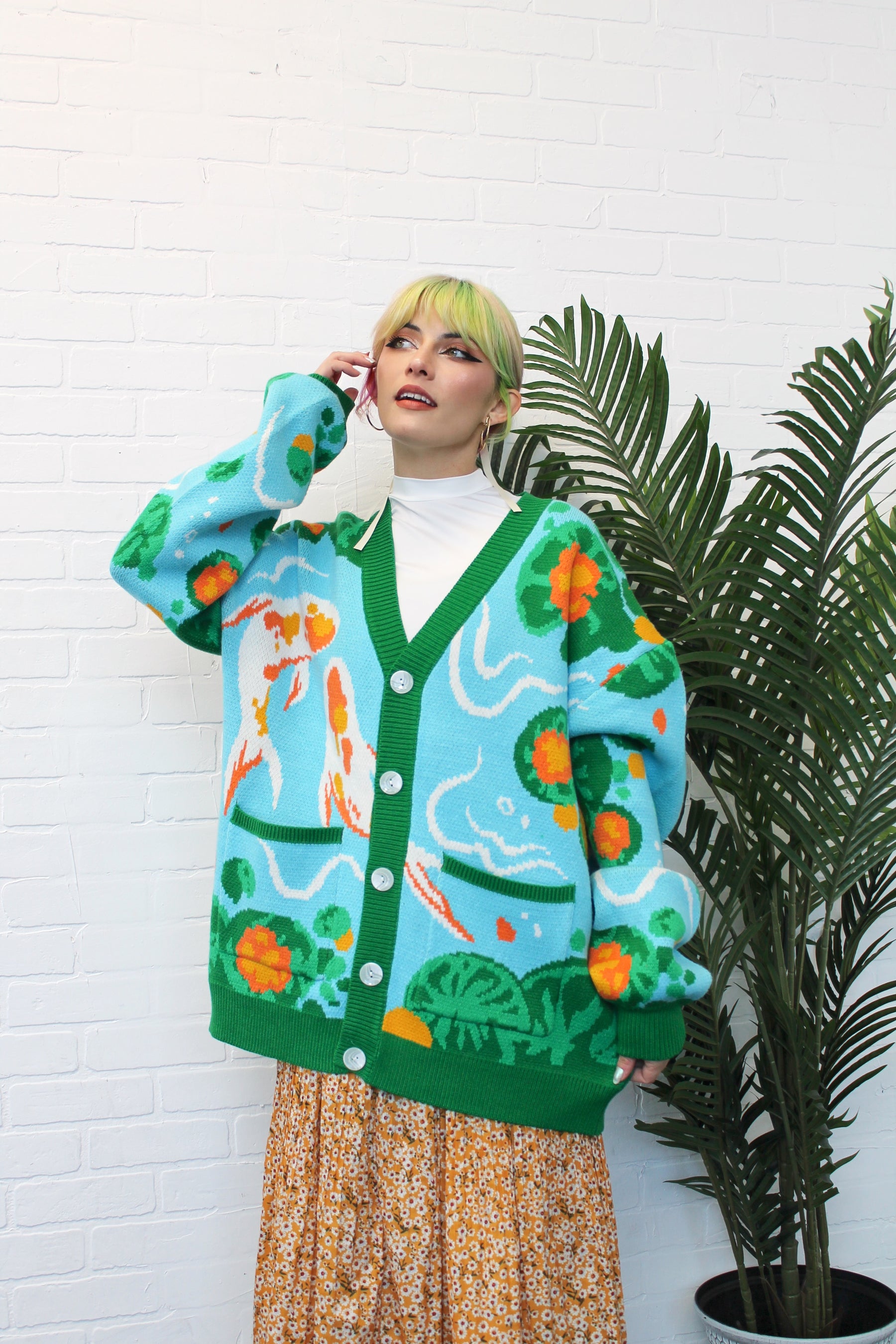 Koi Fish Cardigan – Steady Hands