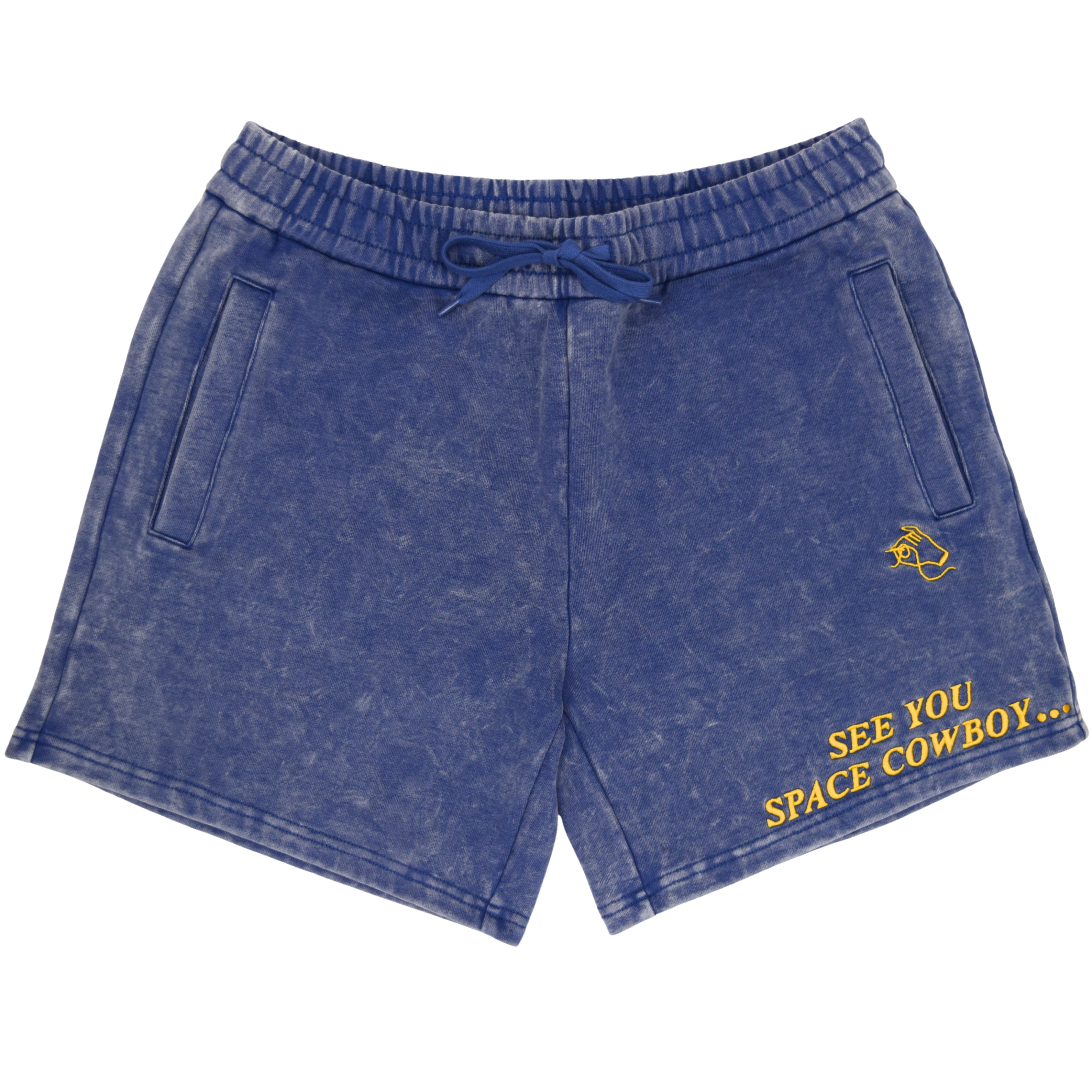 See You Blue Shorts – Steady Hands