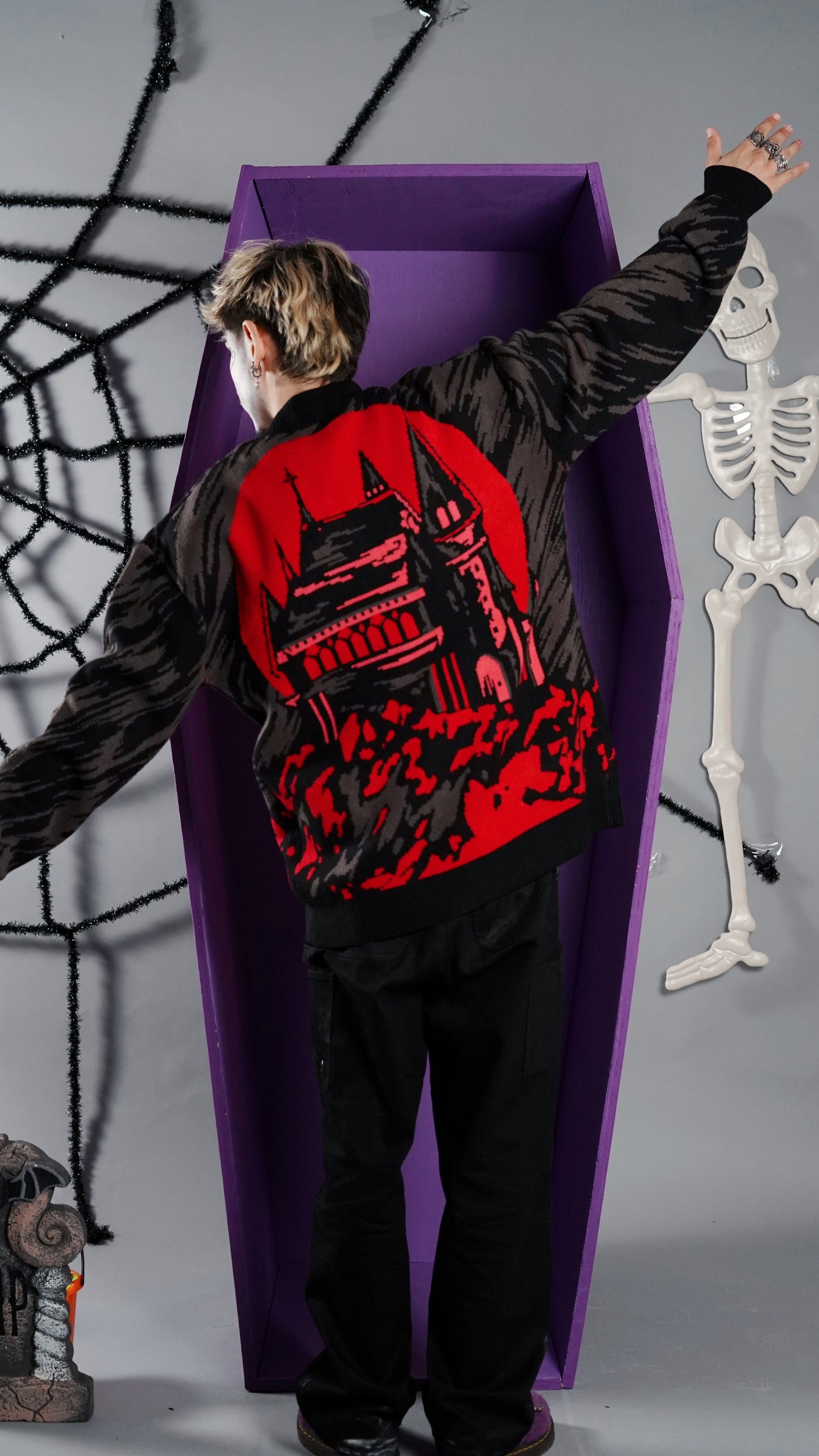 Oh Snap this house is HAUNTED! Cardigan – Steady Hands